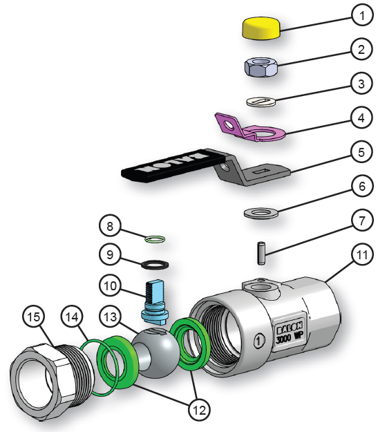 Series LS Stainless Steel Threaded End Floating Ball Valve
